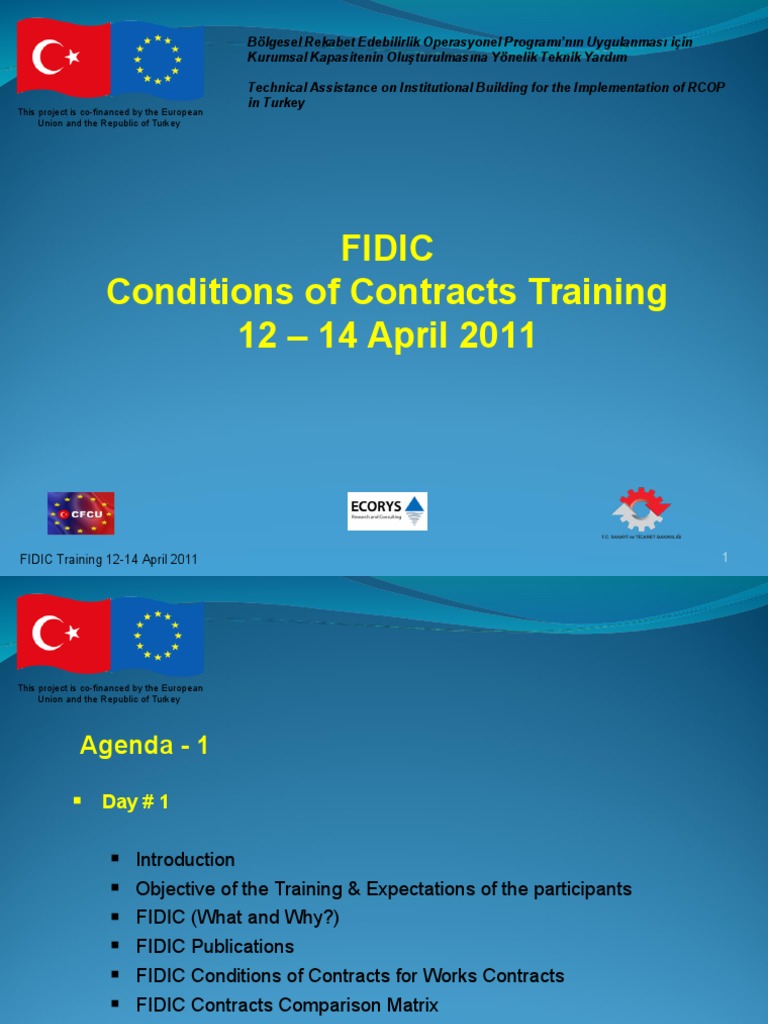 Fidic Conditions of Contr 21032012113710 | PDF | General Contractor ...