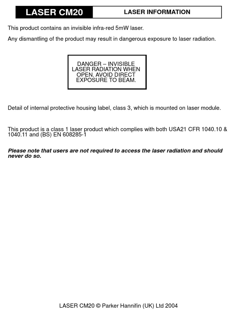 Lcm20.2025 User Manual (Acftd) | PDF | Calibration | Electrical Connector