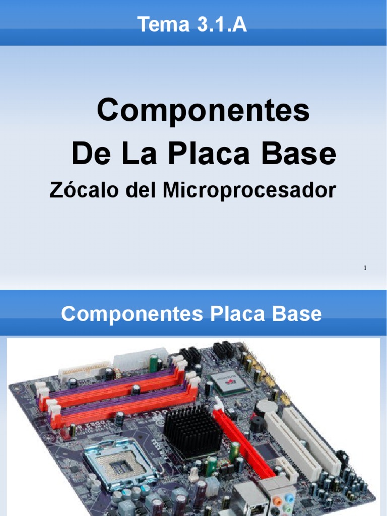 Tipos de Sockets en Placas Base | PDF | Microprocesador | Hardware de ...