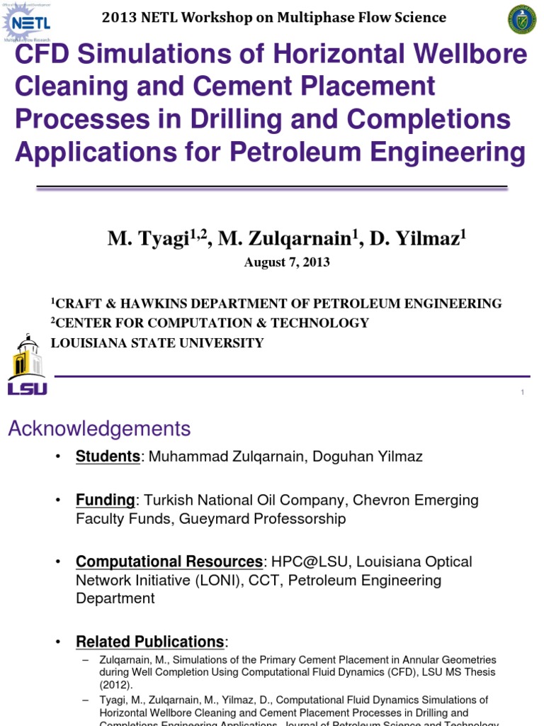 CFD Simulations of Horizontal Wellbore Cleaning | PDF | Rheology ...