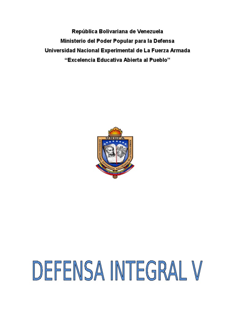 Sistema de Defensa Integral | Venezuela | Relaciones Internacionales