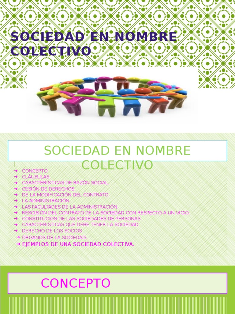 Sociedad en Nombre Colectivo | PDF | Sociedad | Justicia