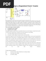 5V DC Power Supply Design Guide | PDF | Rectifier | Power Supply