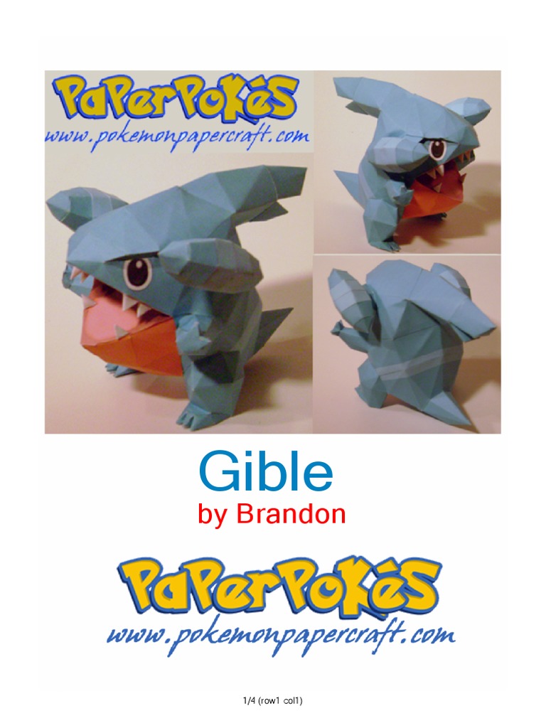 Anatomy of Gible | PDF | Sports & Recreation | Cooking, Food & Wine