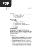 Lesson Plan in Values Integration | PDF