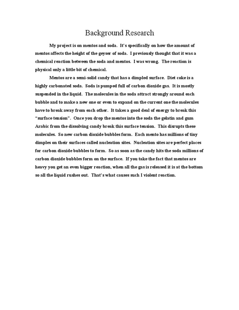 Background Research | PDF | Science & Mathematics