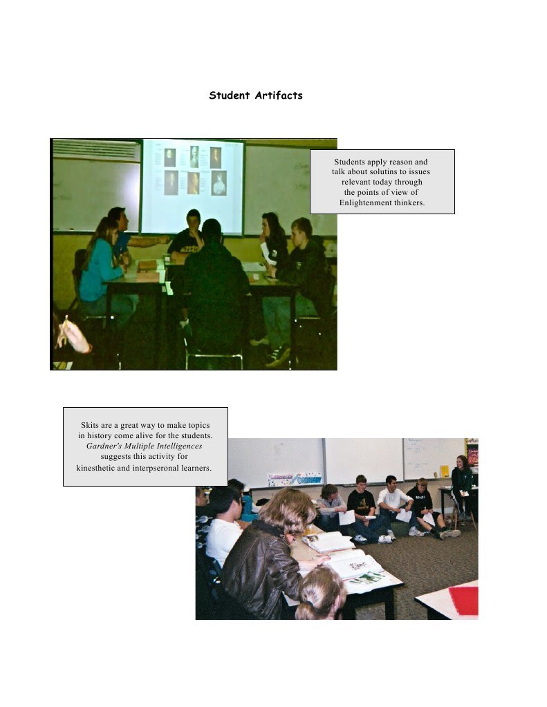 Engaging Student Artifacts in History | PDF | Psychotherapy | Cognitive ...