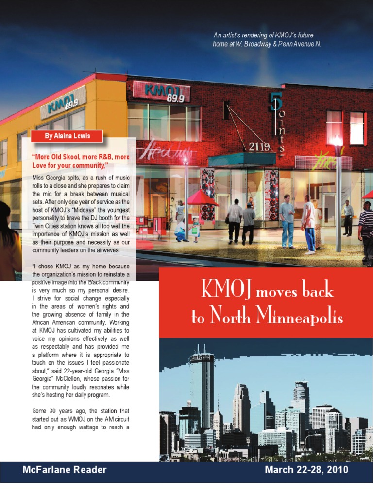 KMOJ Returns To North Minneapolis | PDF | Broadcasting | Radio