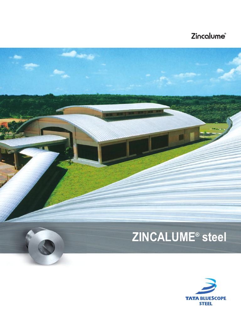 Zincalume 4 Pg Brochure | Galvanization | Steel