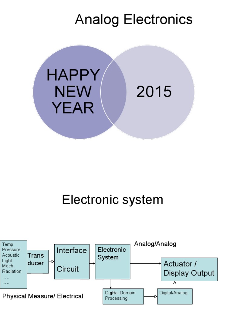 Analog Lecture Basic | PDF | Integrated Circuit | Analogue Electronics