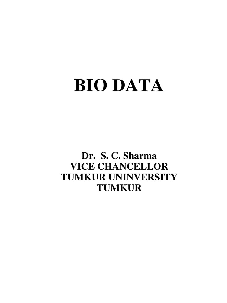 Scs Bio Data1 Pdf Composite Material Wear