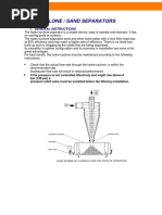 Hydrocyclone Working Principle | PDF | Mechanics | Chemical Engineering