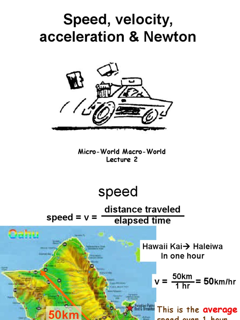 Speed, Velocity, and Acceleration Basics | PDF | Force | Mass