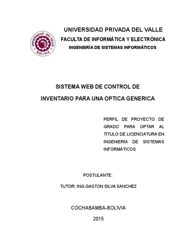 Perfil de Proyecto | PDF | Script Java | HTML