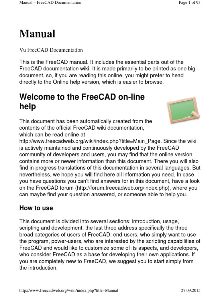 Free Cad Documentation | PDF | Installation (Computer Programs ...