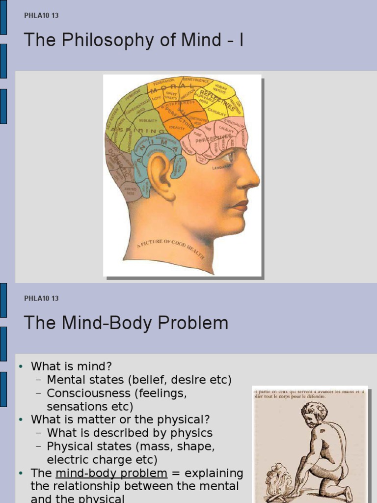 The Philosophy of Mind - I: PHLA10 13 PHLA10 13 | PDF | Philosophy Of ...