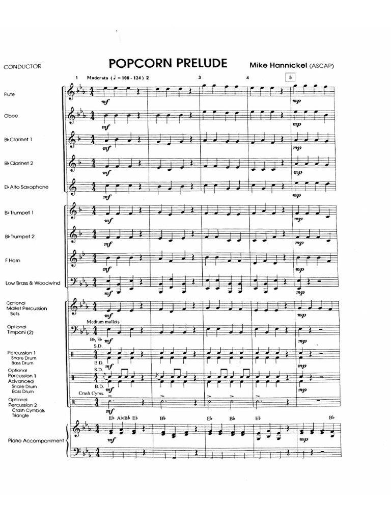 Popcorn Prelude | PDF