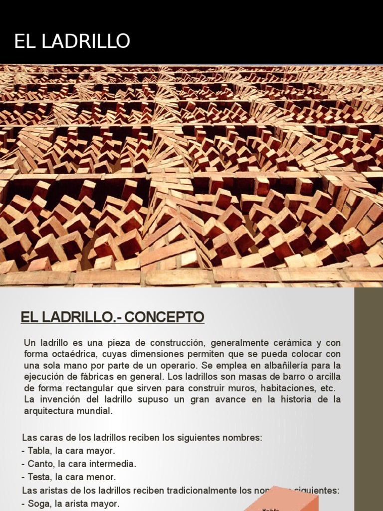 El Ladrillo | PDF | Ladrillo | Materiales