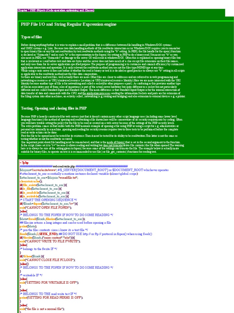 chapter6PHPTUT Nicephotog | PDF | Regular Expression | Php