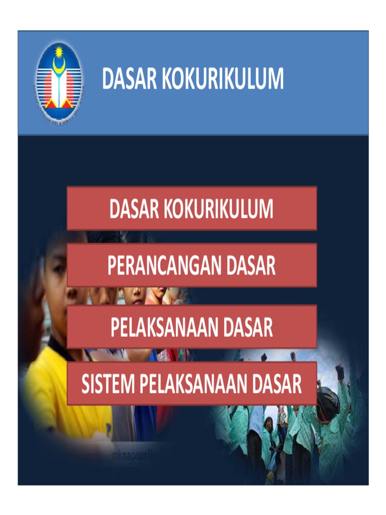 Tajuk 1 - DASAR-DASAR PELAKSANAAN KOKURIKULUM PDF | PDF