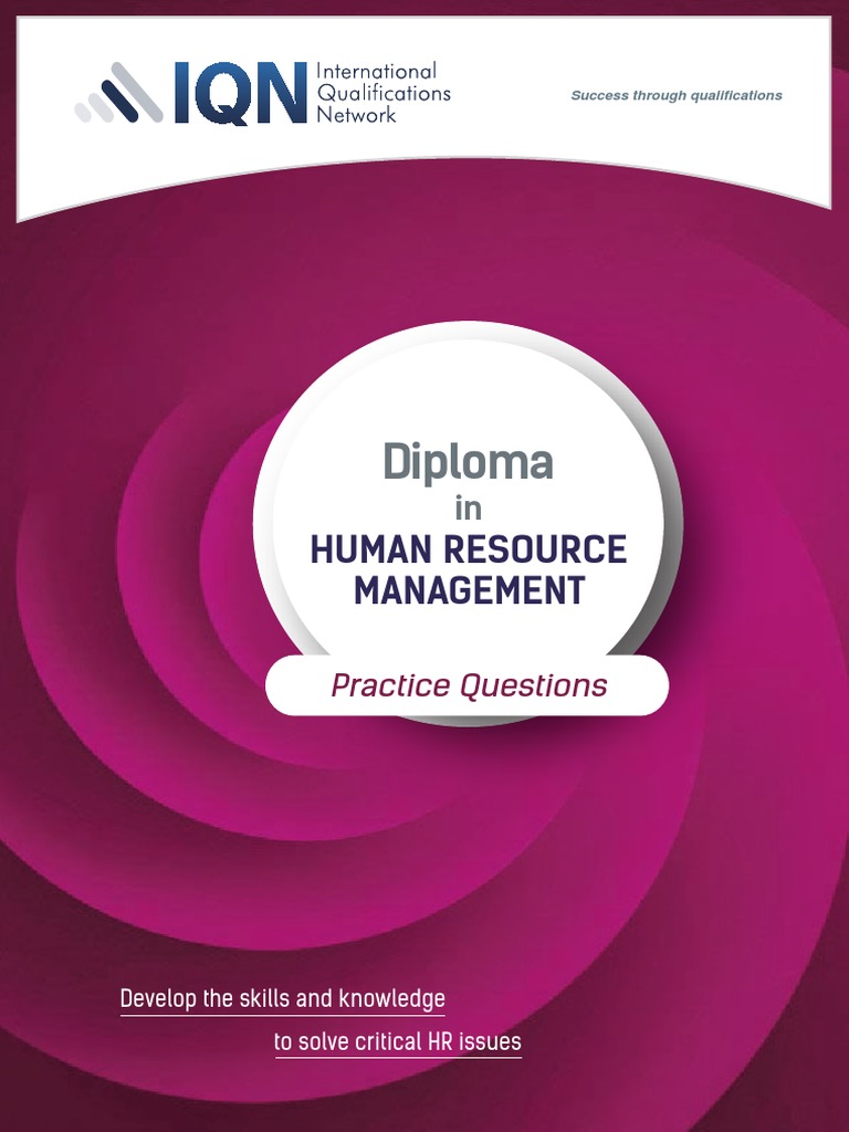 Diploma: Human Resource Management | PDF | Performance Appraisal ...