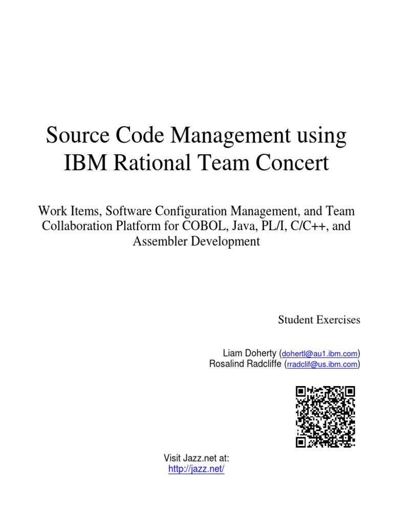 Source Code Management Using IBM Rational Team Concert | PDF | Version Control | Hyperlink