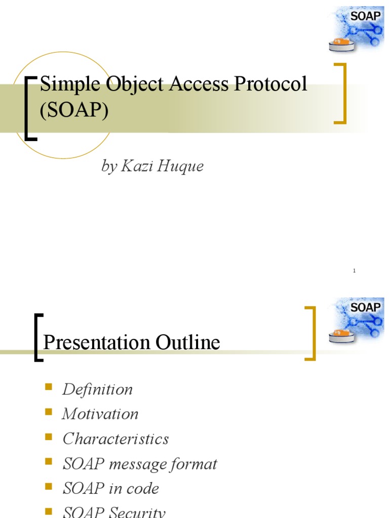 SOAP.ppt | Soap | Communications Protocols