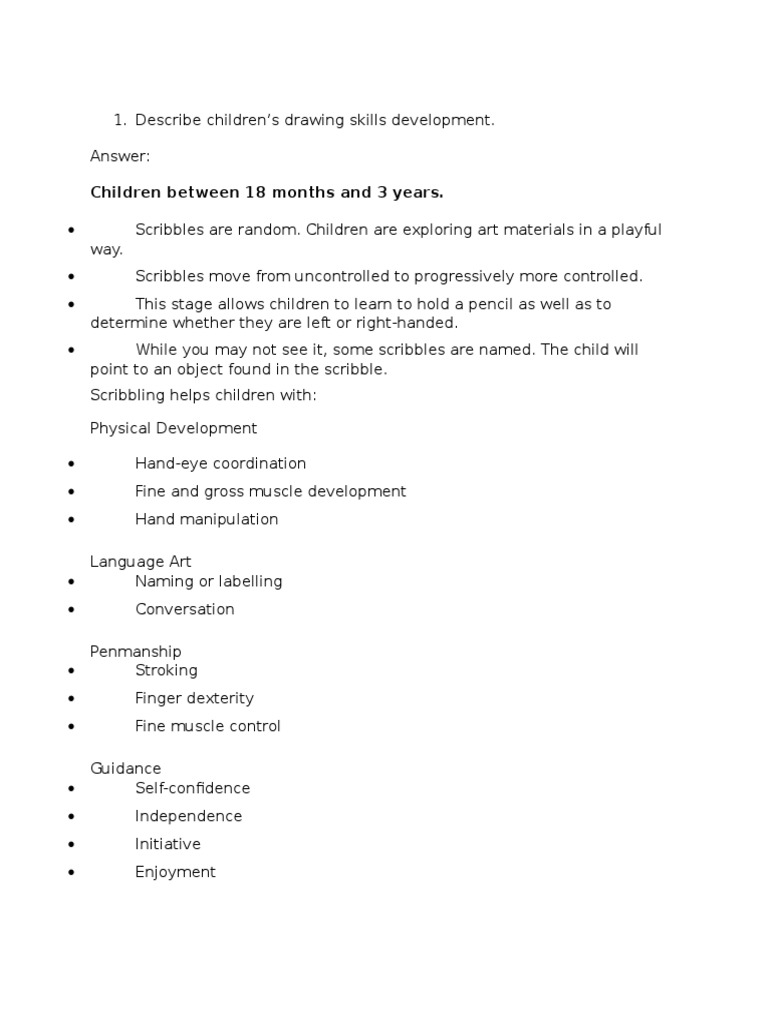 Children Between 18 Months and 3 Years | PDF | Creativity | Neuropsychology