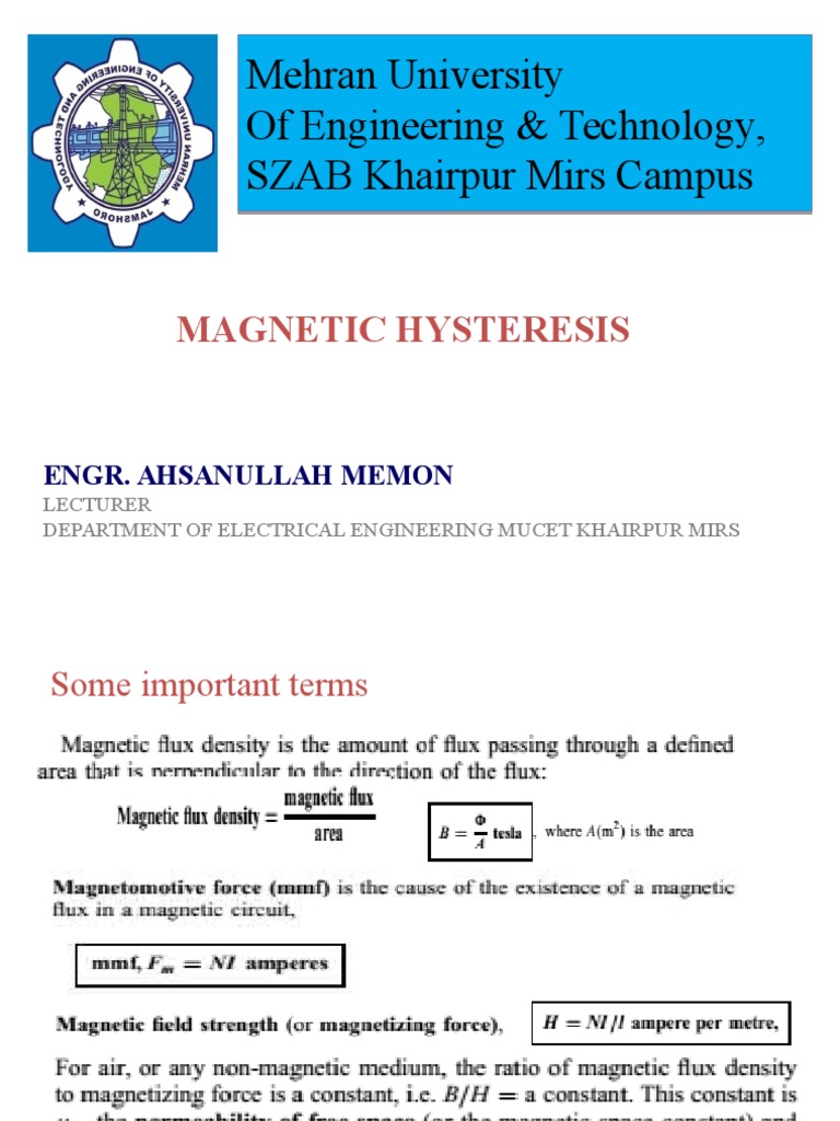 Magnetic Hysteresis Loop Explained in 40 Characters | PDF ...