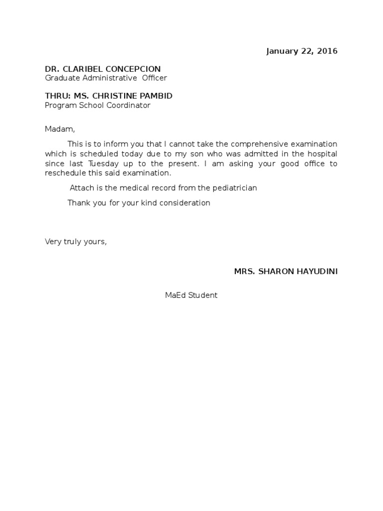 January 22, 2016 Dr. Claribel Concepcion | PDF