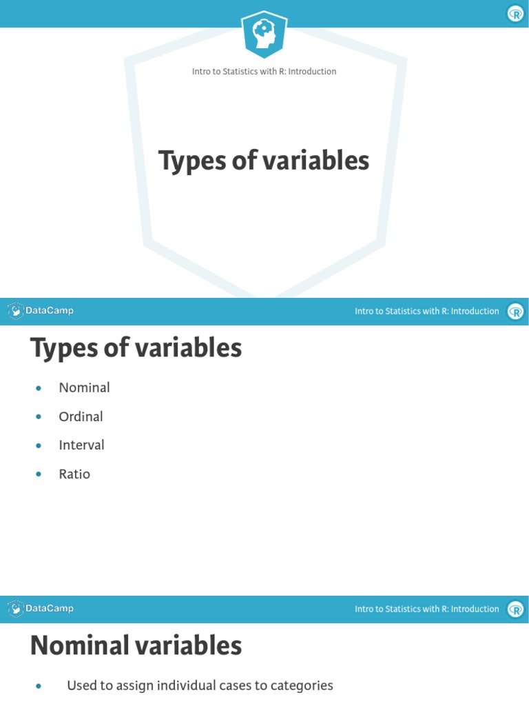 Introduction To Statistics With R | PDF