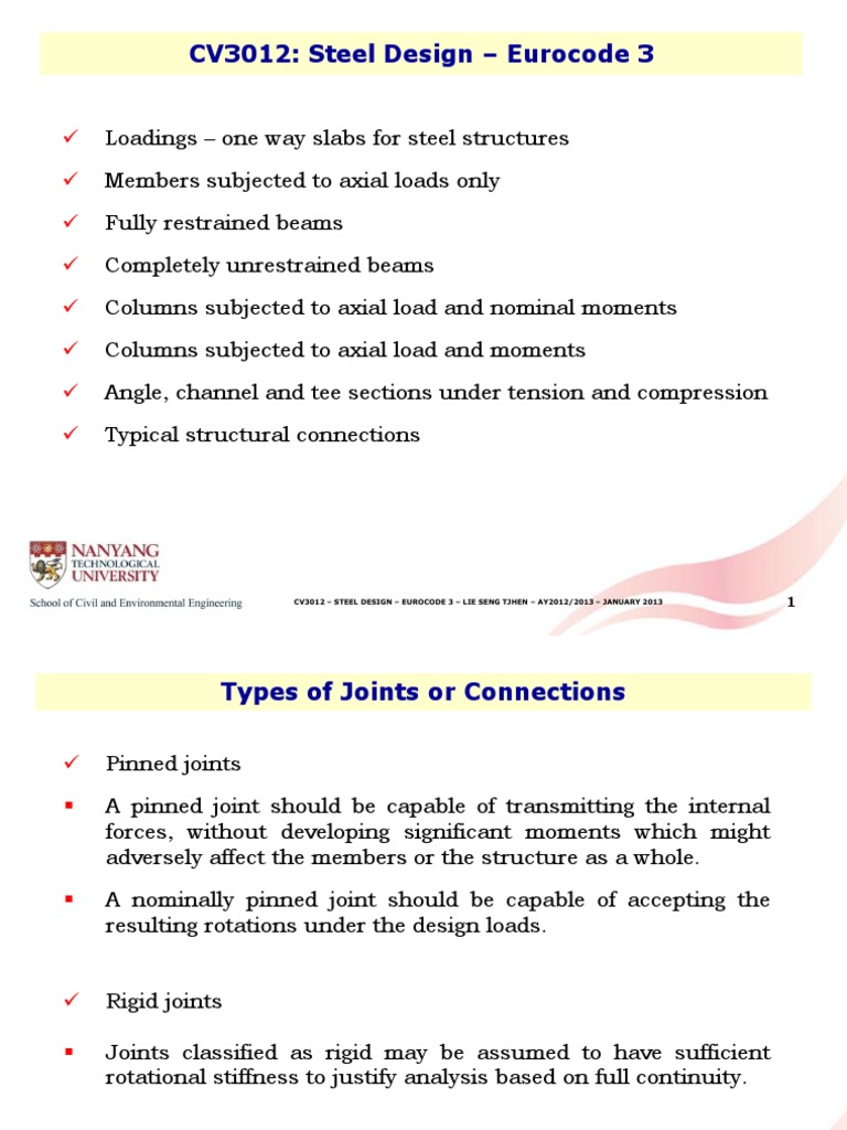 CV3012 EC3 Design of Bolted Welded Connections Xx1 | PDF | Welding | Construction