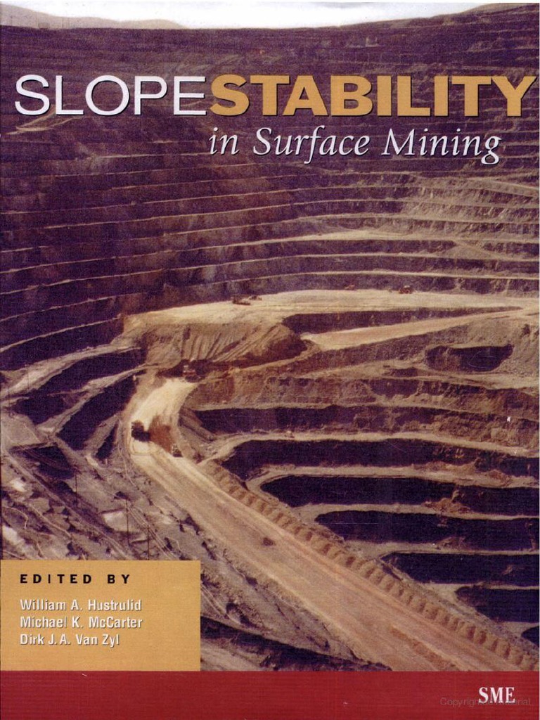 Slope Stability in Surface Mining PDF | PDF | Nature