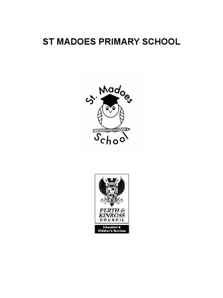 ST Madoes Primary School Handbook | PDF | Educational Assessment | Teachers