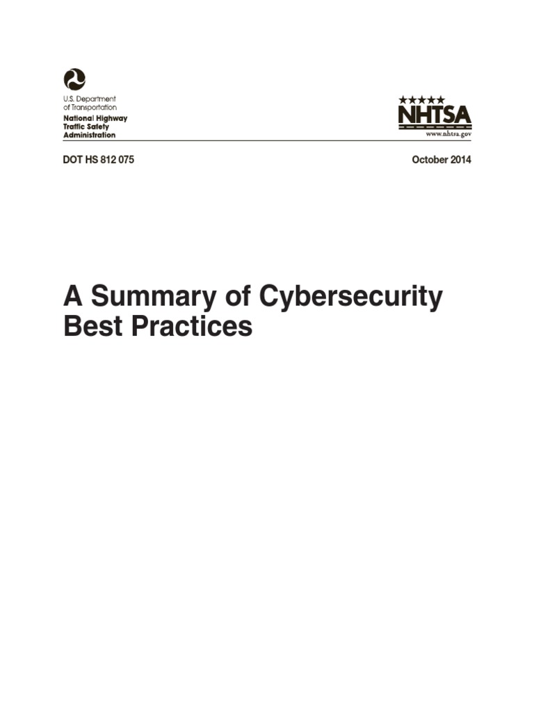 Cyber Security Best Practices | PDF | Smart Grid | Computer Security