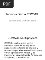 COMSOL, Tutorial Español | PDF | Simulación | Software