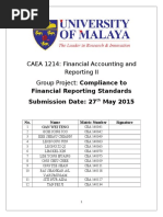 MPERS Vs MFRS - Kam | PDF | Financial Statement | Goodwill (Accounting)