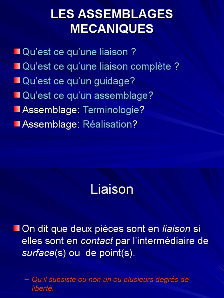 Assemblages mécaniques : types et terminologie | PDF | Rondelle ...