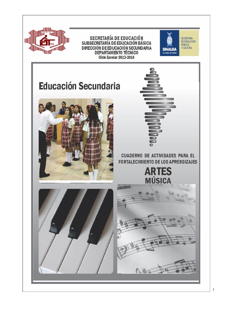 Instructivo para el uso de un cuaderno de actividades de música para ...