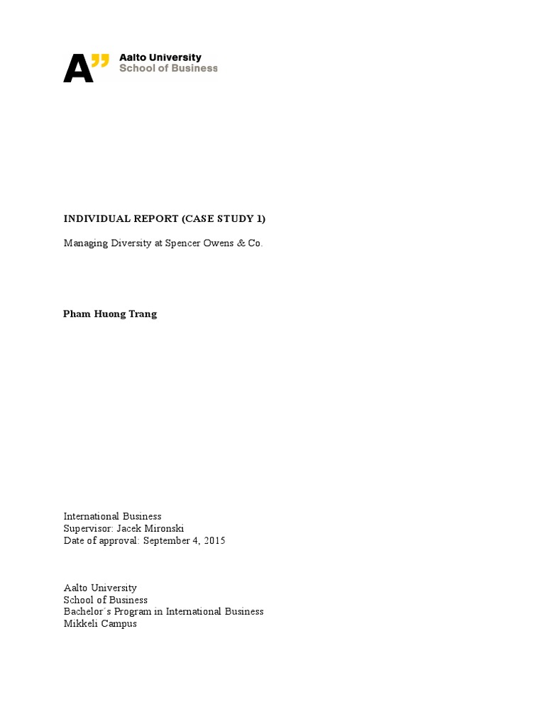 Case Study 1 | Download Free PDF | Multiculturalism | Stereotypes