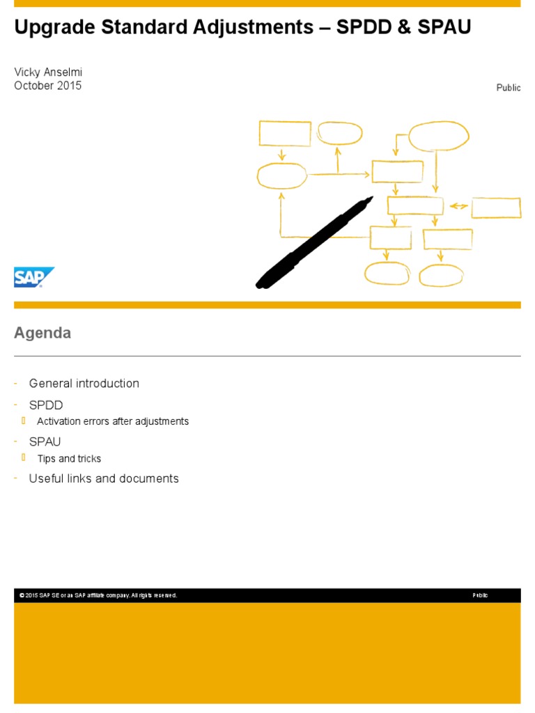 Upgrade Standard Adjustments - SPDD - SPAU - Summary | PDF | Traffic ...