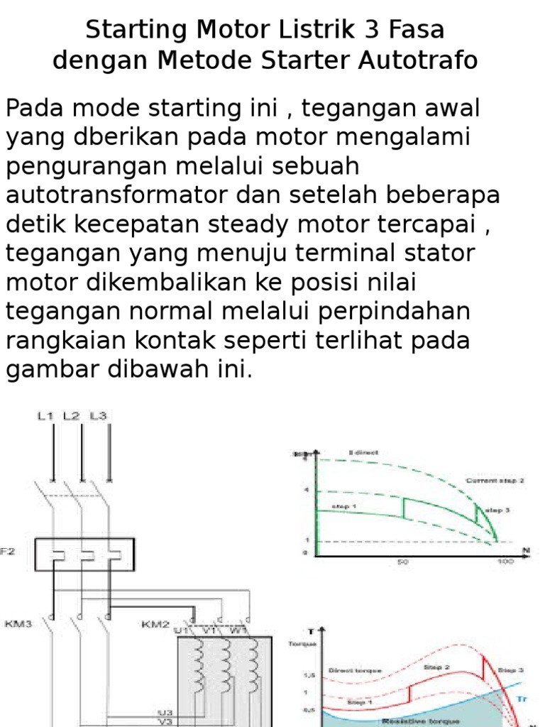 Starting Motor Listrik 3 Fasa Dengan Metode Starter Autotrafo | PDF