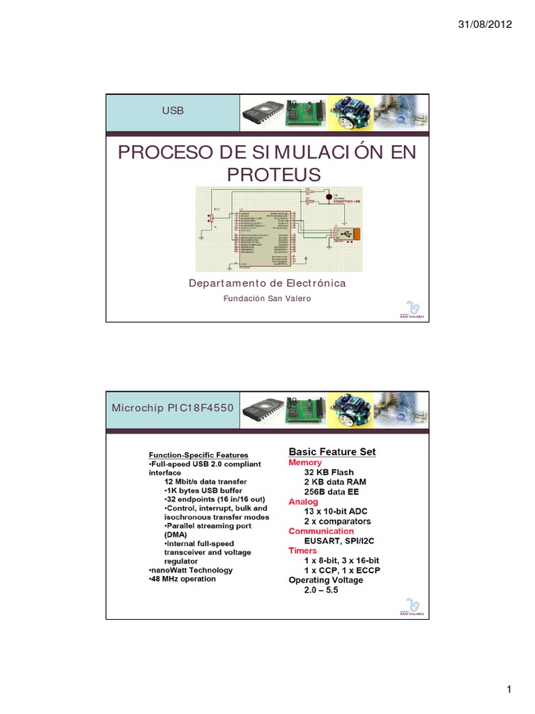 3 Simular USB Proteus | PDF | USB | Electrónica digital