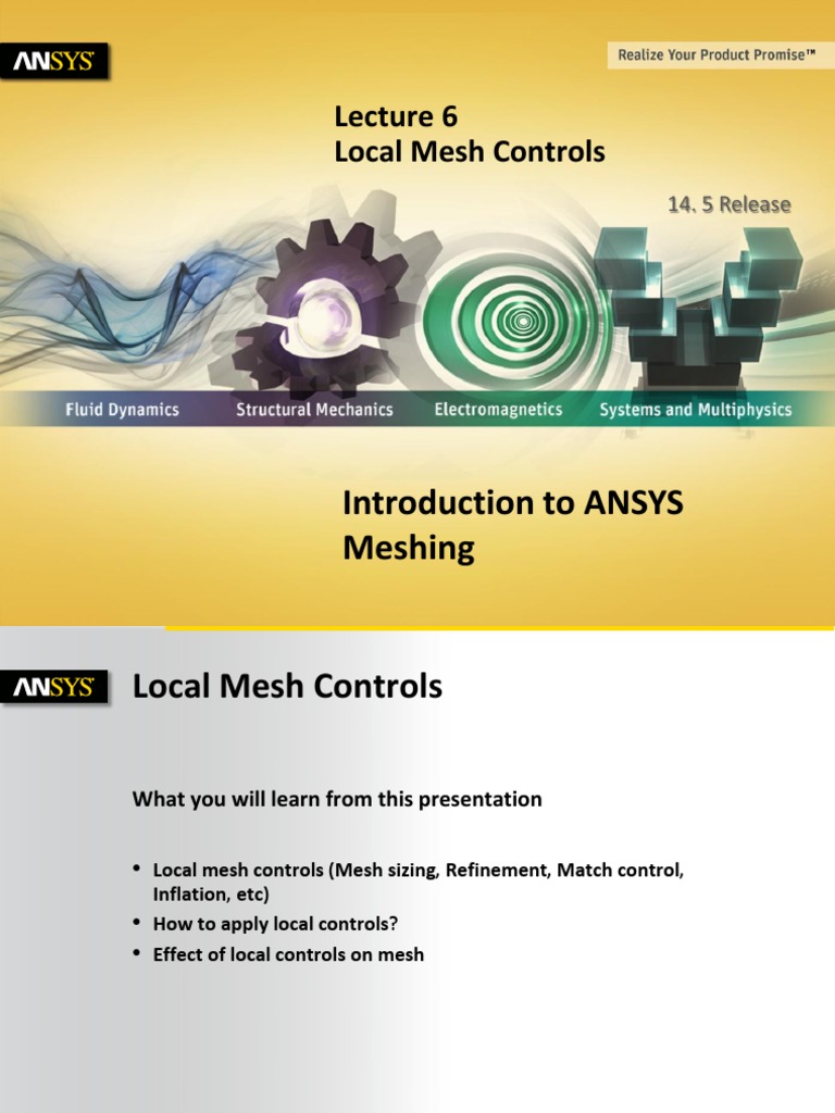 SNECMA 14.5 L06 Local Mesh Controls | PDF | Sphere | Geometry