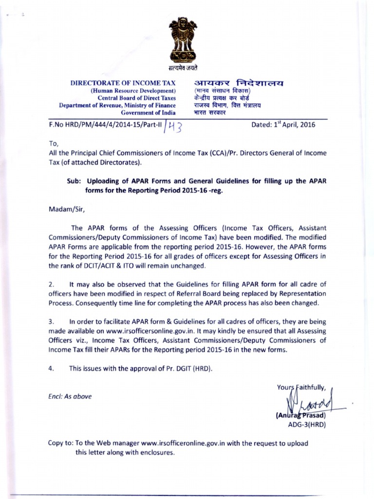 APAR Guidelines | PDF | Performance Appraisal | Leadership