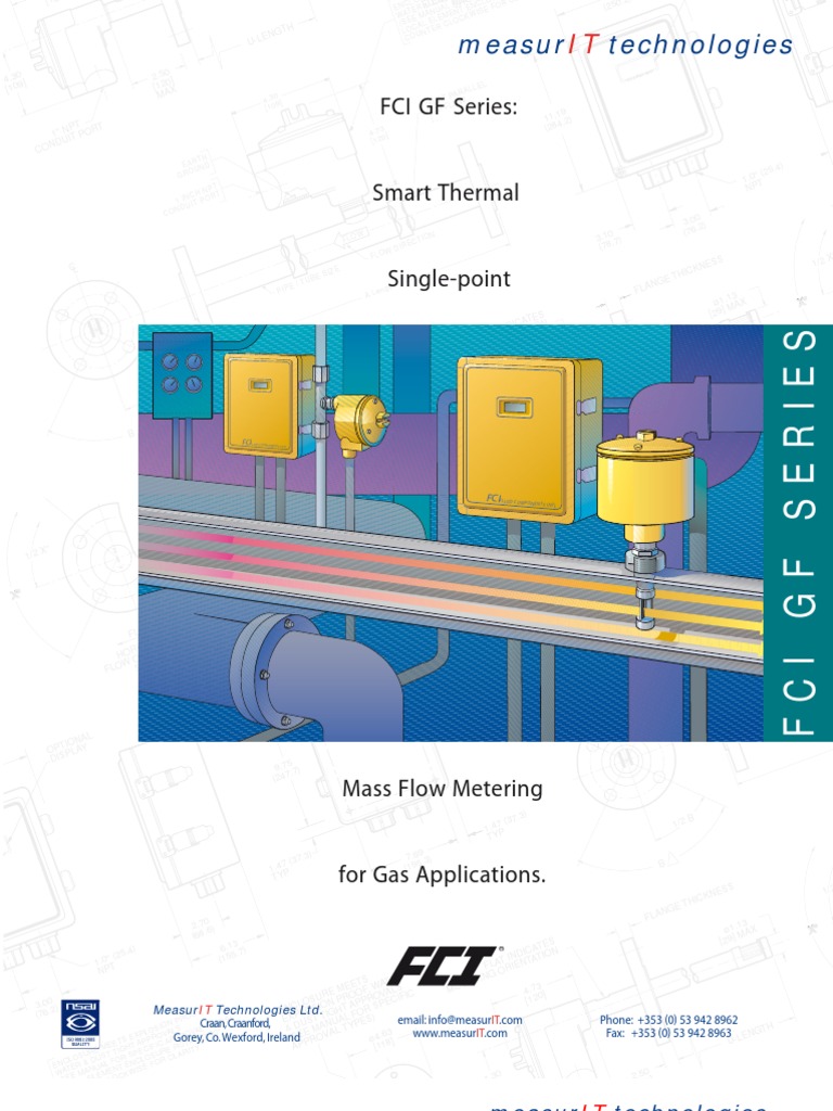MeasurIT FCI GF Series 0803 | PDF | Flow Measurement | Calibration