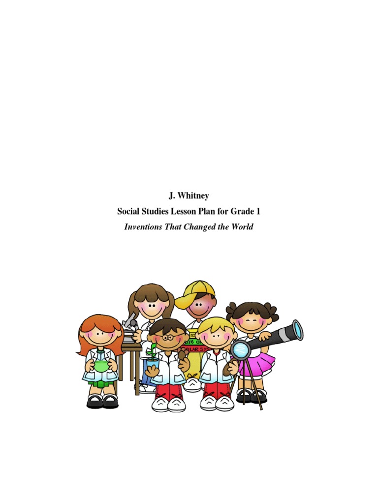 Grade 1 Inventions Lesson Plan | PDF | Classroom | Invention