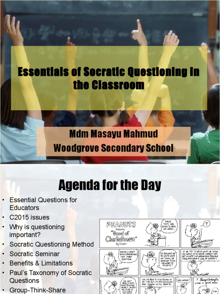 Socratic Questioning in Education | PDF | Question | Argument