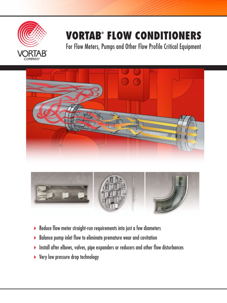 Flow Conditioner | PDF | Flow Measurement | Fluid Dynamics