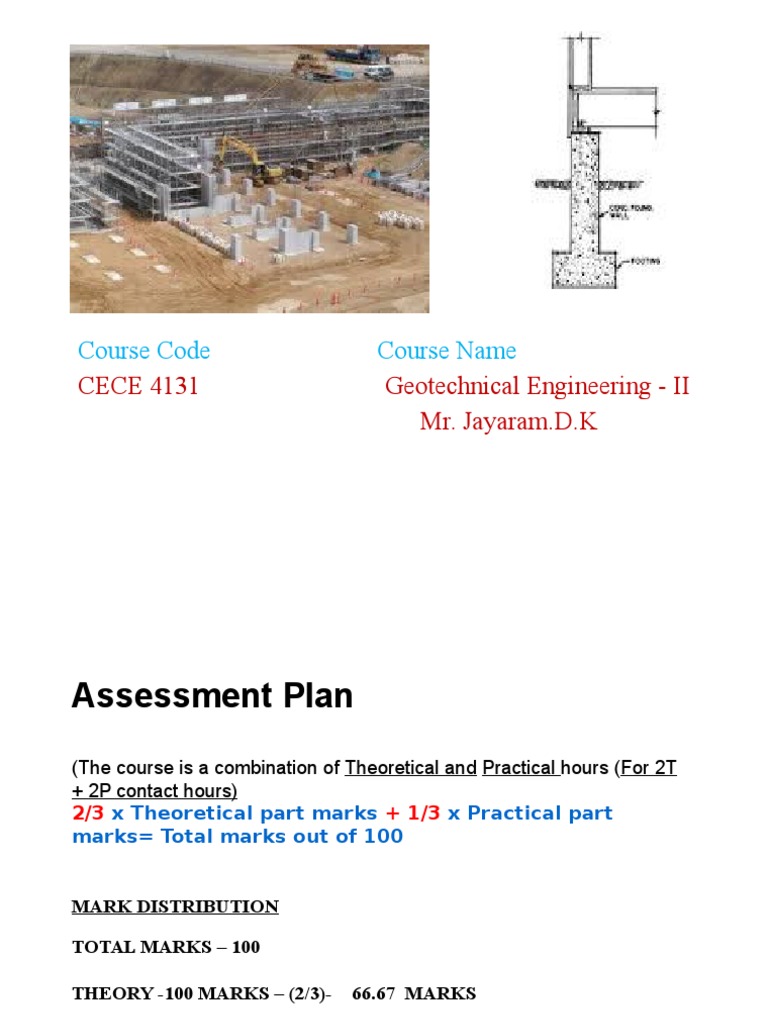CECE4131 - Geotechnical Engineering-II | PDF | Deep Foundation ...